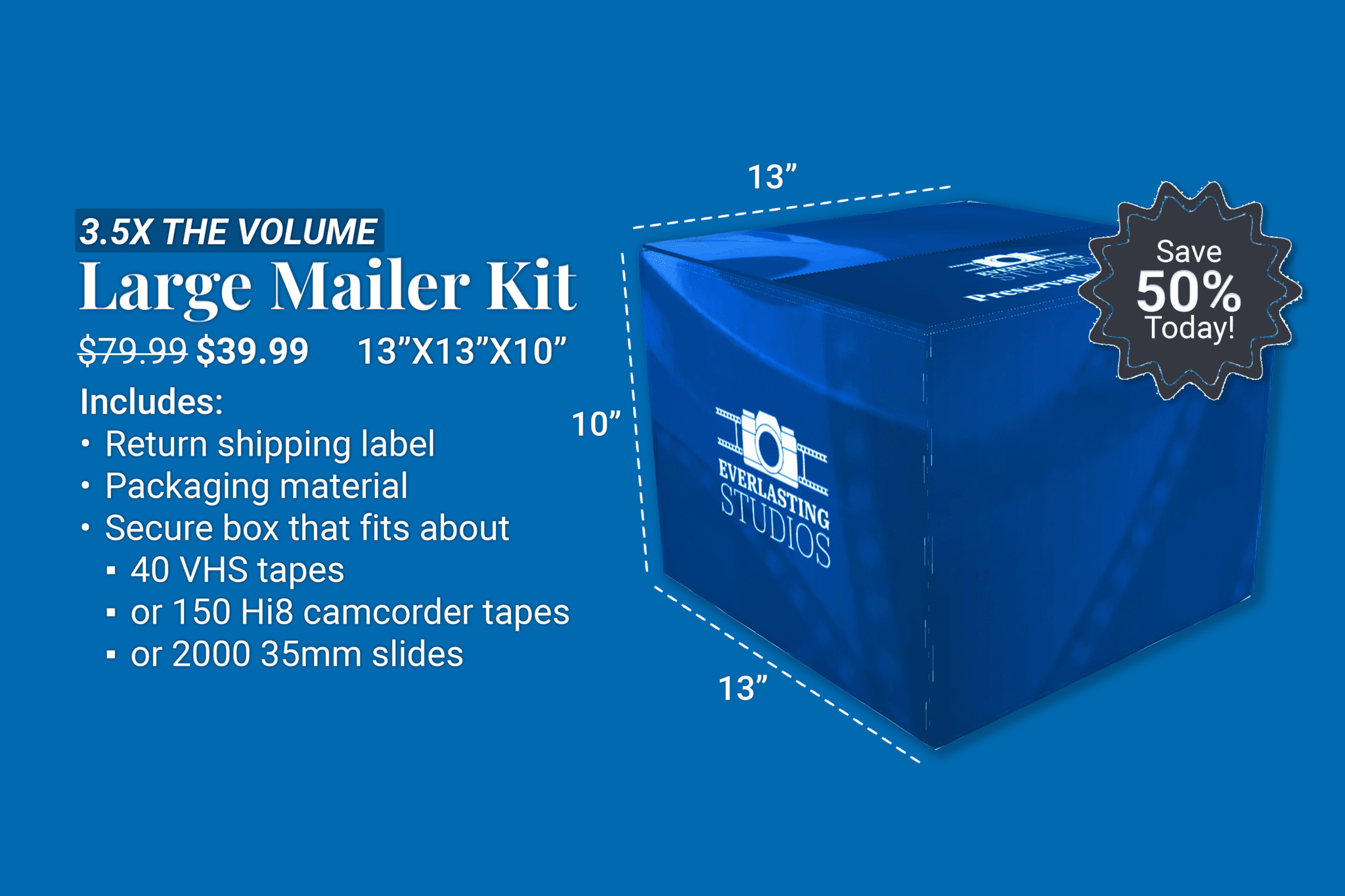 Canada-Wide Digitizing | Mailer Kits for Easy Shipping