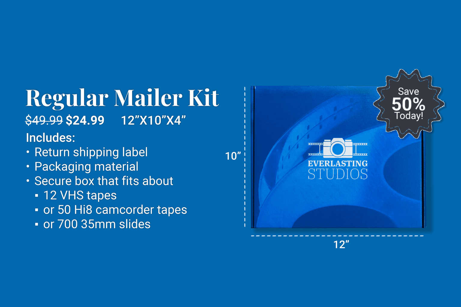 Canada-Wide Digitizing | Mailer Kits for Easy Shipping